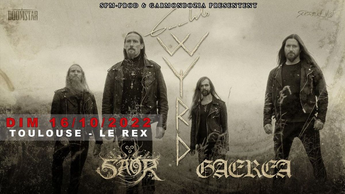 Gaahls Wyrd + Saor + Gaerea | Toulouse, Le Rex