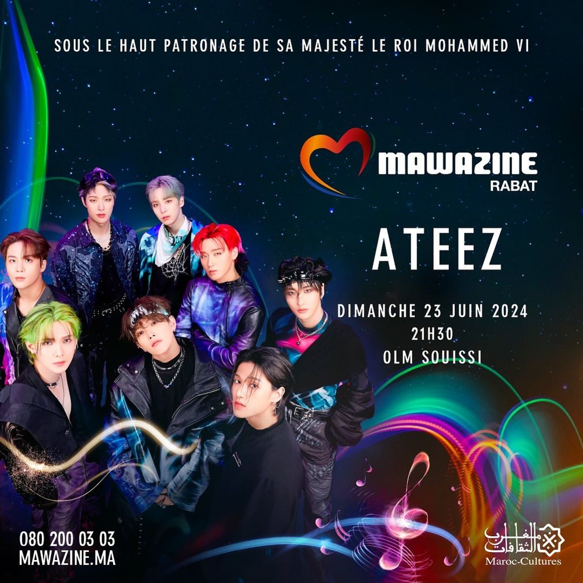 ATEEZ & ALAWN à Mawazine